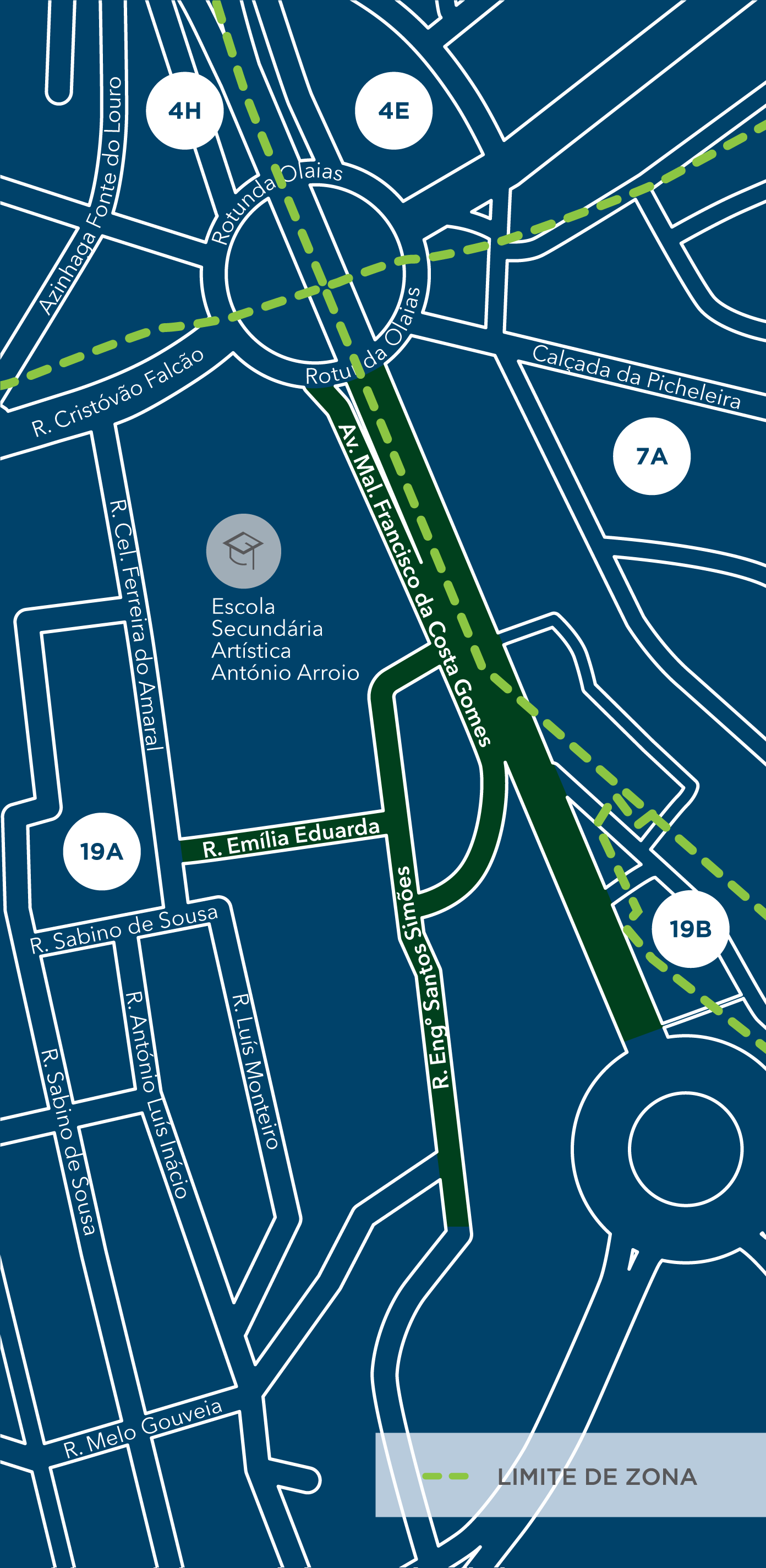 Mais lugares de estacionamento - EMEL